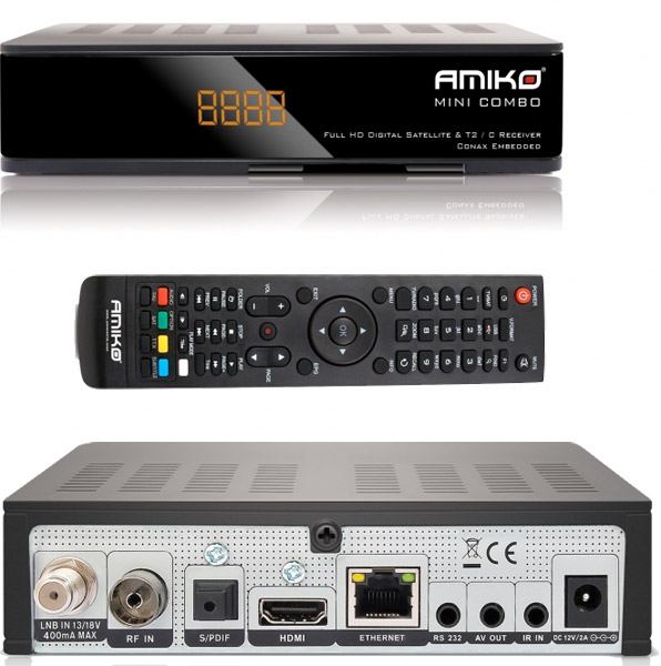 Set Top Box Digitalni prijemnik TV signala Amiko Mini Combo DVB-S2 DVB-T2/C Full HD onLine ...