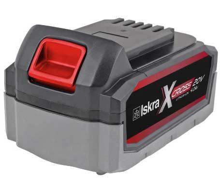 - Iskra X-Cross punjiva Li-ion baterija 4Ah 20V BP27Li-20040 - Akumulatorske Bušilice i Aku ...