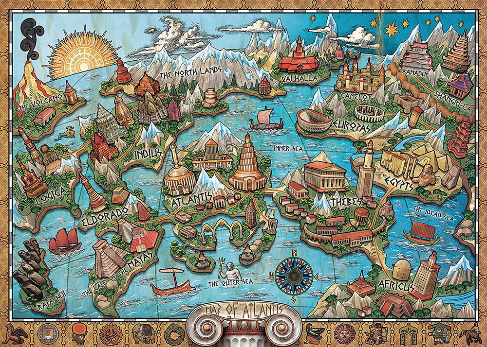 Ravensburger Puzzle Slagalica 1000 delova - Atlantida 16728 Cena, Prodaja Ravensburger Puzzle Slagalica 1000 delova - Atlantida 16728 Cena, Prodaja