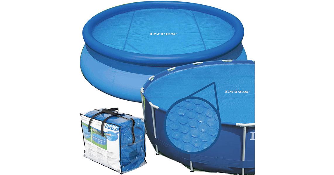 Intex 28011 solarna pokrivka za nadzemne okrugle bazene prečnika 305 cm ...