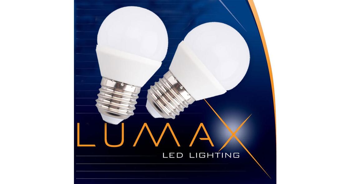 Dve LED sijalice E27 Lumax 5W G45 Toplo bela 6500K - Kupi OnLine odlična cena