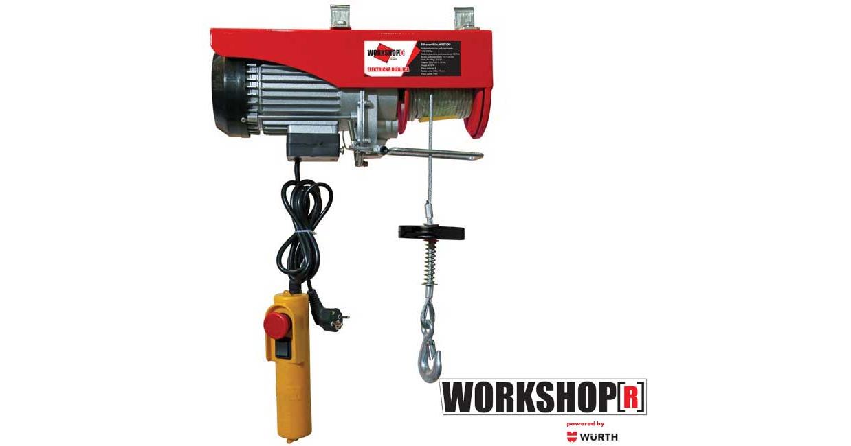 Električna dizalica za podizanje tereta na visinu Vrabac 1350W WED400 - Kupi OnLine odlična cena