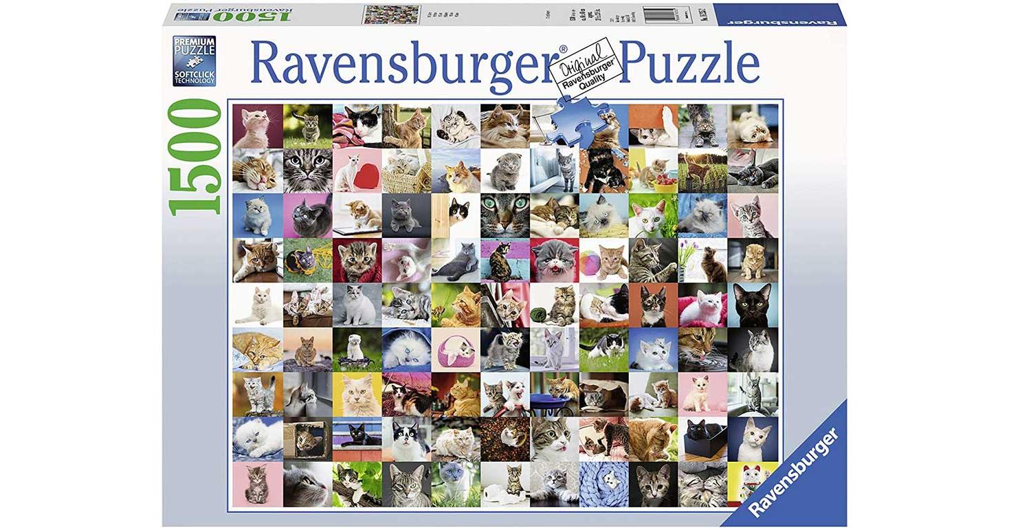 Puzzle Slagalica 1500 delova 99 Mačaka Ravensburger 16235 - Kupi OnLine ... Puzzle Slagalica 1500 delova 99 Mačaka Ravensburger 16235 - Kupi OnLine ...